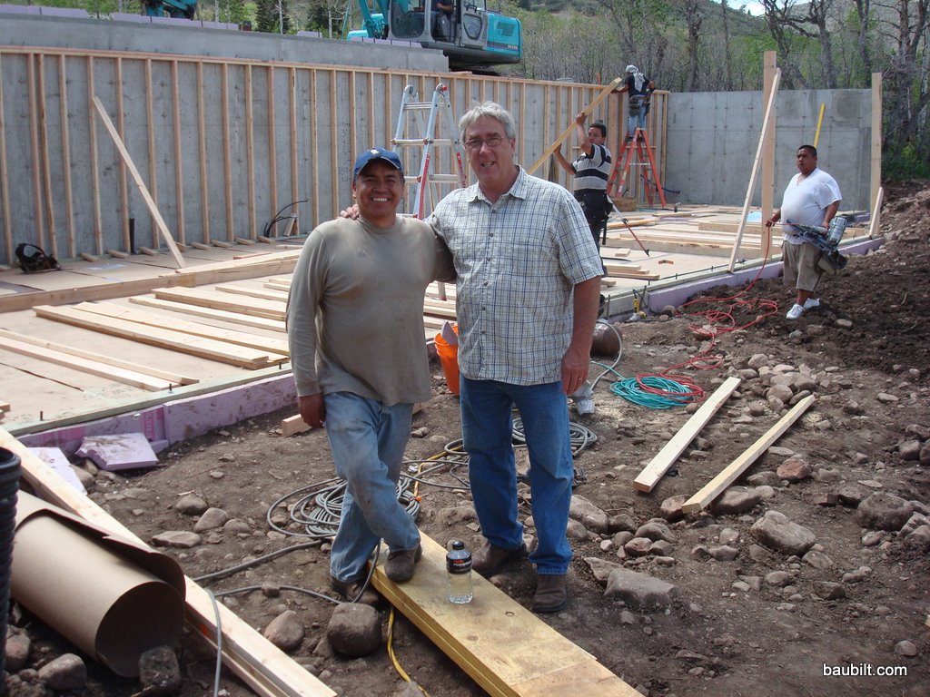 Framing Begins | Baubilt