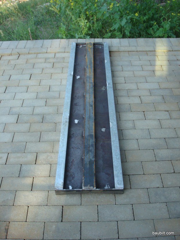 Flush terrace gutter | Baubilt